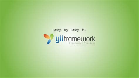 Learning Yii Php Framework 4 ดาวโหลดและติดตั้ง Yii Framework Youtube