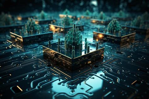 Premium Photo Digital Data Security System Cyber Security Big Data Analysis Illustration