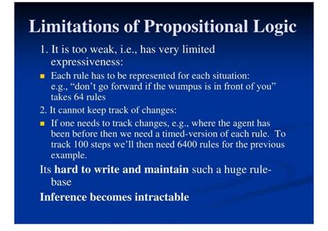 Limitations Of Propositional Logic Pdf