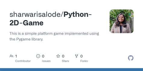 Github Sharwarisalodepython 2d Game This Is A Simple Platform Game