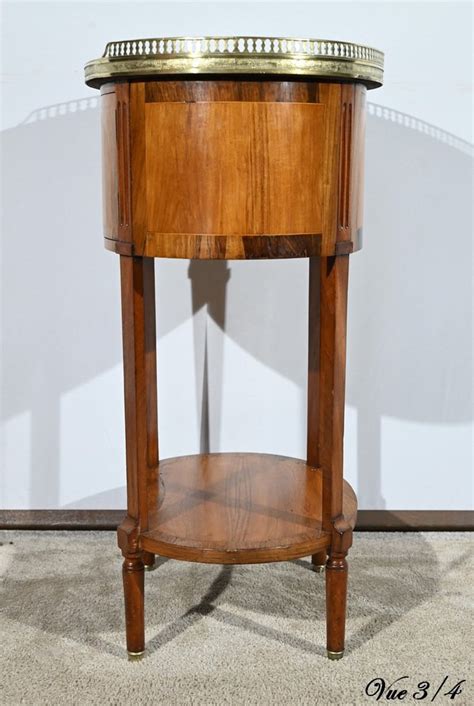 Small Table Drum In Walnut And Mahogany For Sale At Pamono