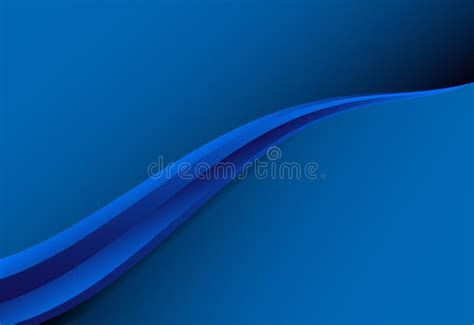 Blue Gradient Curve Background Material Design Overlap Layer Stock Vector Illustration Of Blue