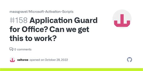 Application Guard For Office Can We Get This To Work · Issue 158