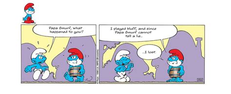 Papa Smurf Wearing A Barrel By Morandante On Deviantart