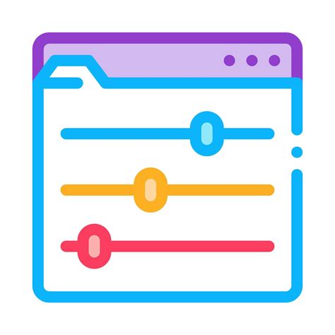 Color Rgb Setting Icon Vector Outline Illustration 17321390 Vector Art At Vecteezy