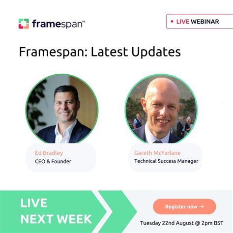 Live Webinar Framespan Framespan