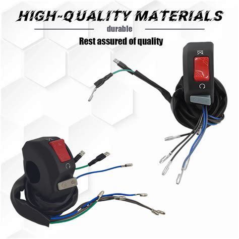 Domino Ignition Switch Kill Switch Push Button Onoff Handlebar Right