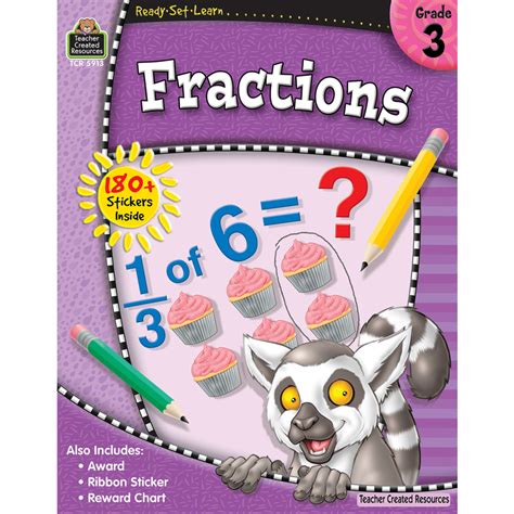 Fractions 3rd Grade School Essentials