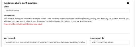 Bitfocus Companion Module Rundown Studio