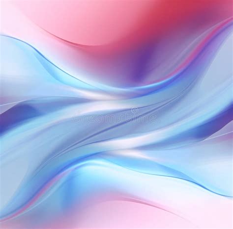 Pastel Wavy Surface With Glossy Finish Ai Generated Background Stock Illustration Illustration