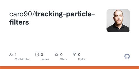 Github Caro90 Tracking Particle Filters