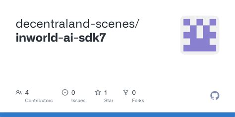 GitHub Decentraland Scenes Inworld Ai Sdk