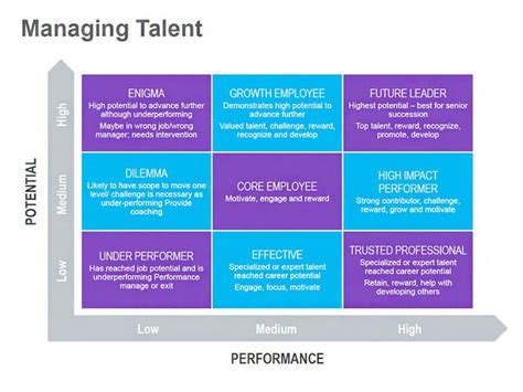 9 Box Grid Model Talent Management Powerpoint Template Designs Artofit