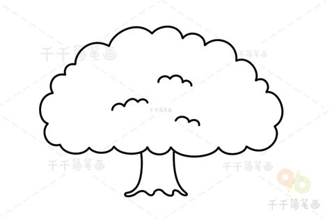 槐树图片简笔画 槐树图片素描 大山谷图库