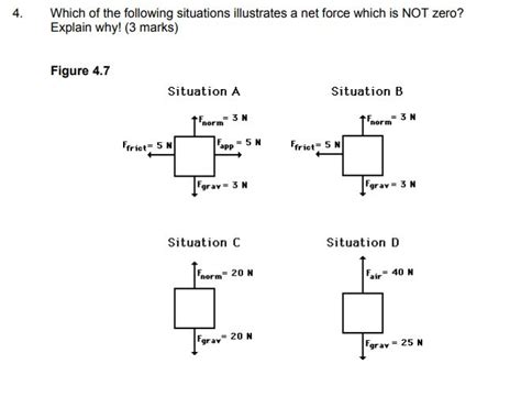 Solved Which Of The Following Situations Illustrates A Net Chegg Com