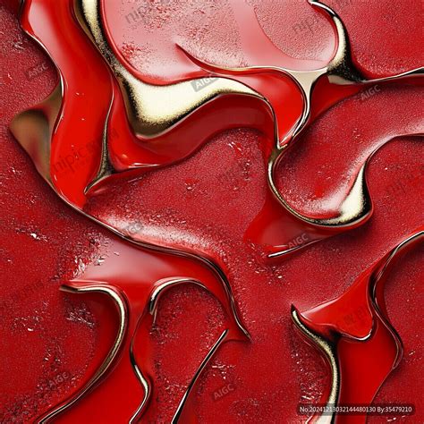 Ai创作图红色喜庆炫丽流体画 红色喜庆流体画 红色流体底纹 金属红釉 3d抽象连续凹凸肌理 立体感红色背景 红色立体质感花纹 红色抽象线背景墙 红色金属质感地产 红漆皮 红色金属肌理 流体肌理
