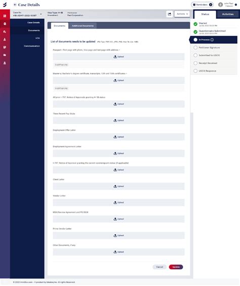 Access Case List And Create New Case Immibox