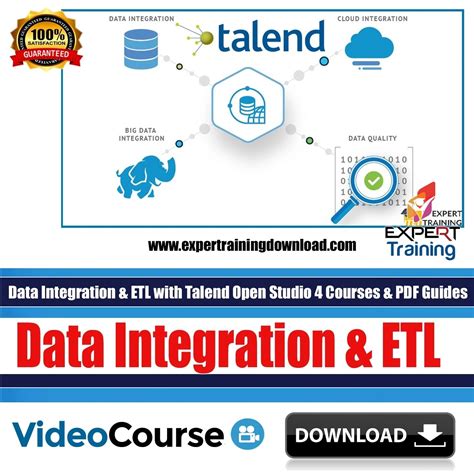 Data Integration ETL With Talend Open Studio 4 Courses PDF Guides Expert Training