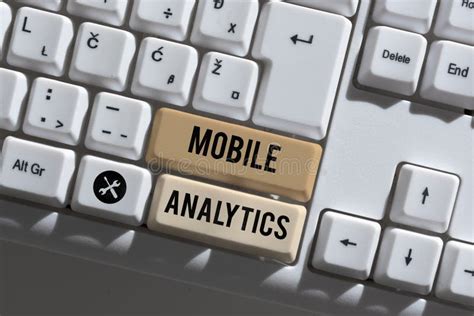 Handwriting Text Mobile Analytics Concept Meaning Mobile Tool That