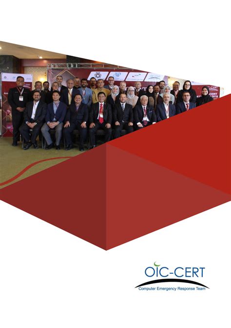 Oic Cert Organisation Of The Islamic Cooperation Computer Emergency Response Team