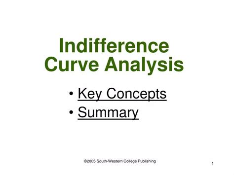 PPT Indifference Curve Analysis PowerPoint Presentation Free