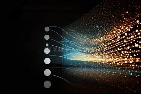Visualizing Large Data Sets Abstract Lines Ai Generation Stock Illustration Illustration Of