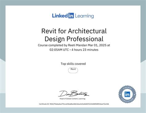 Revit Bim Architecture Certification Aec Designinnovation Reeti Mandan
