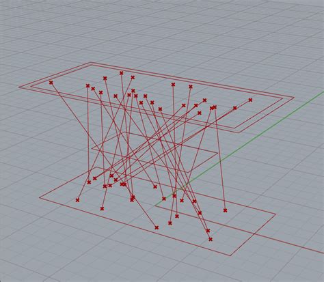 Help Put Lines Through Plane Without The Them Intersecting Each Other