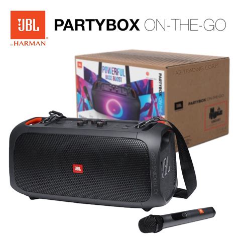 JBL PartyBox On The Go Portable Party Speaker Black Comprar Magazine