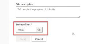 How To Set Default Storage Limit For New Sites In SharePoint Online SPGuides