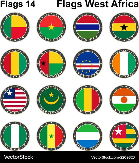 Flags Of West African Countries