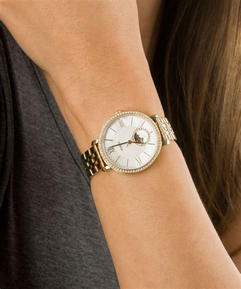 Fossil Es5167 Jacqueline Moonphase Watch •