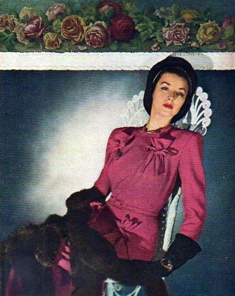 Dorian Leigh In An Enka Rayon Dress And Lilly Dache Hat Photo By