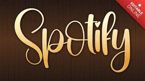 Spotify Tinker Bell Font Text Effect Generator