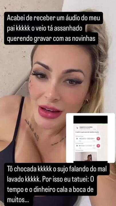 Andressa Urach se choca com pedido do pai para gravarem pornô juntos