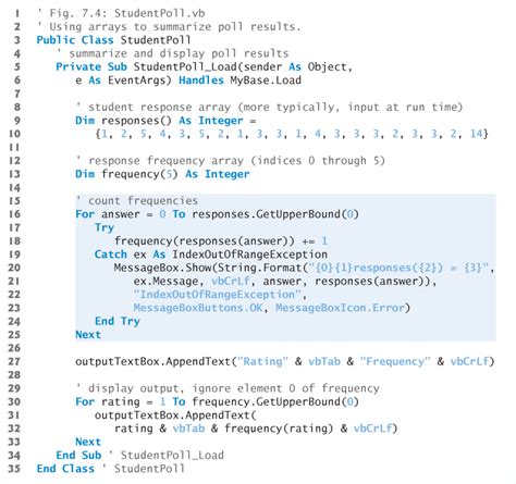 7 Arrays Visual Basic® 2012 How To Program Sixth Edition Book
