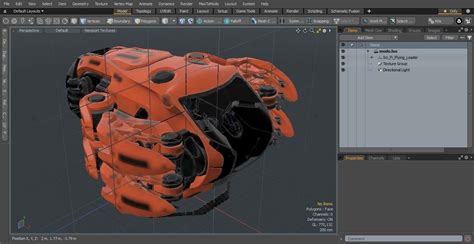 sci fi flying loader 3d model 99 gltf obj ma max upk