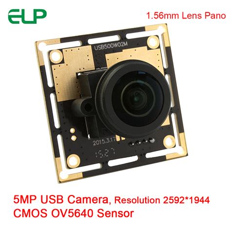 Elp Wide Angle 1 56mm Lens 5mpixels Cmos Ov5640 Sensor Hd Mini