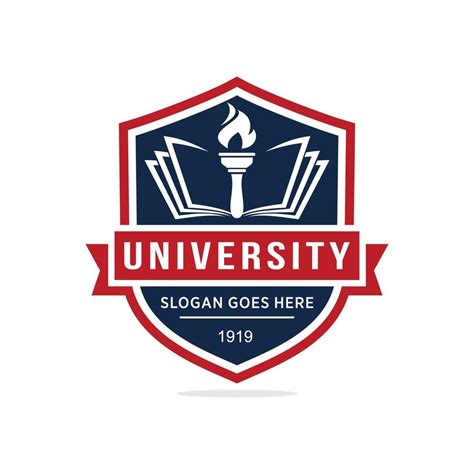 University Logo Design Vector 21734244 Vector Art At Vecteezy