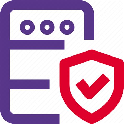 Server Web Database Shield Icon Download On Iconfinder