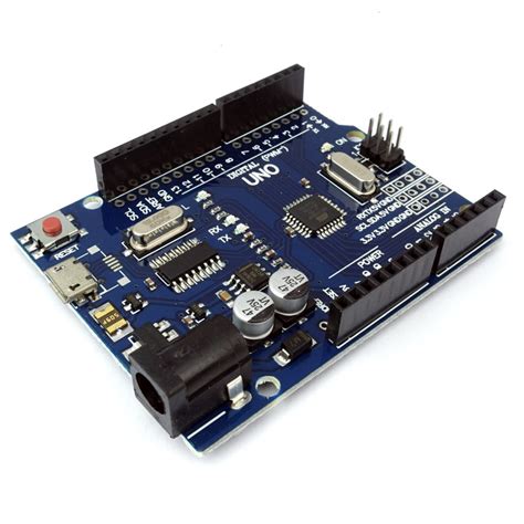 Mikrokontroler Zgodny Z Arduino Uno R3 Atmel Atmega328 Microusb