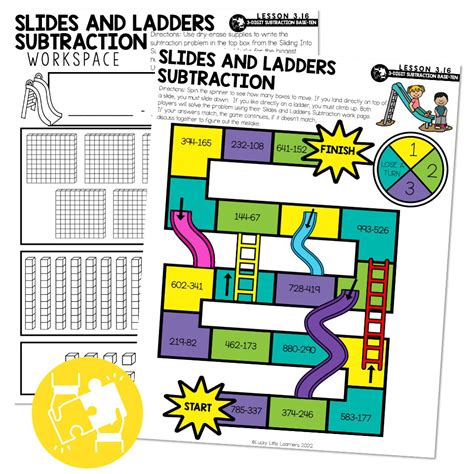 Lucky To Learn Math 3 Digit Subtraction With Base Ten Blocks Lesson 316 Collaboration