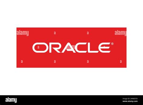 Oracle Corporation Logo White Background Stock Photo Alamy