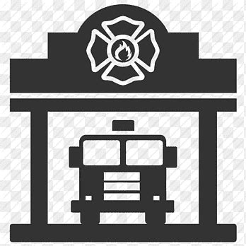 Fire Station Icon Png Free Vectors Fire Department Map Symbol Icon