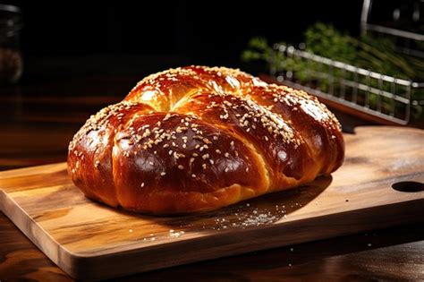 Premium Photo Pretzel Bread Closeup