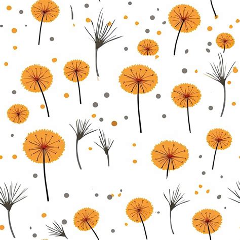 Premium Ai Image Illustration Of Dandelions