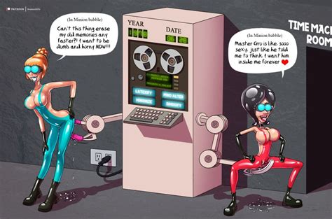 Rule 34 2018 2girls Brainwashing Coating Despicable Me Digital Media Artwork Double