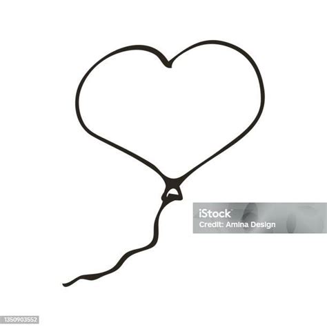 낙서 하트 아이콘 사랑의 상징 귀여운 손으로 그린 벡터 그래픽 일러스트 간단한 윤곽선 기호입니다 아트 스케치 패턴 거친에 대한 스톡 벡터 아트 및 기타 이미지 Istock