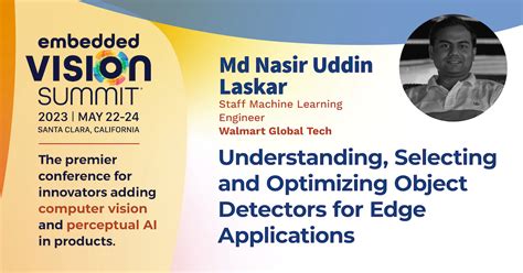 understanding selecting and optimizing object detectors for edge applications a presentation