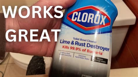 Clorox Lime And Rust Toilet Bowl Cleaner At Greg Stone Blog